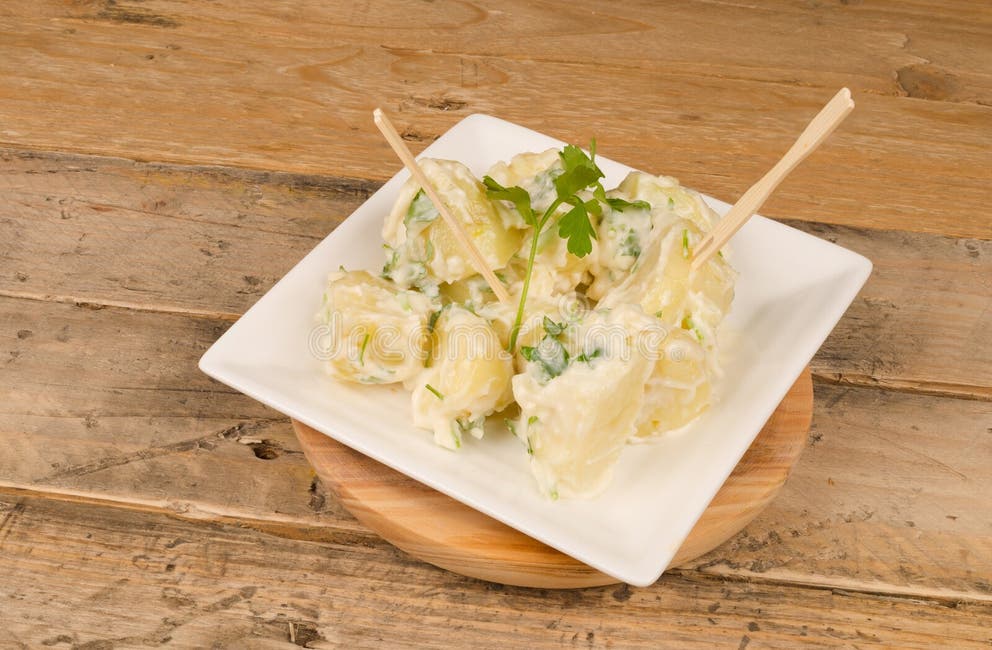 Alioli potatoes stock photo. Image of horizontal, fresh - 29698678