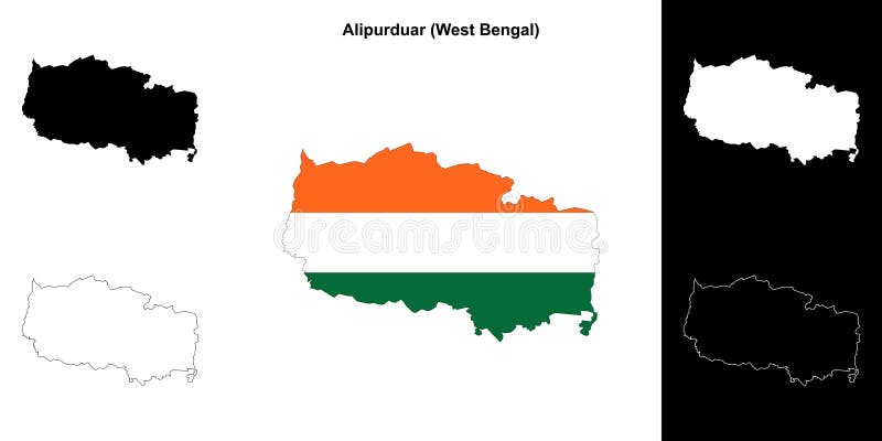 Alipurduar Map Stock Illustrations – 4 Alipurduar Map Stock ...