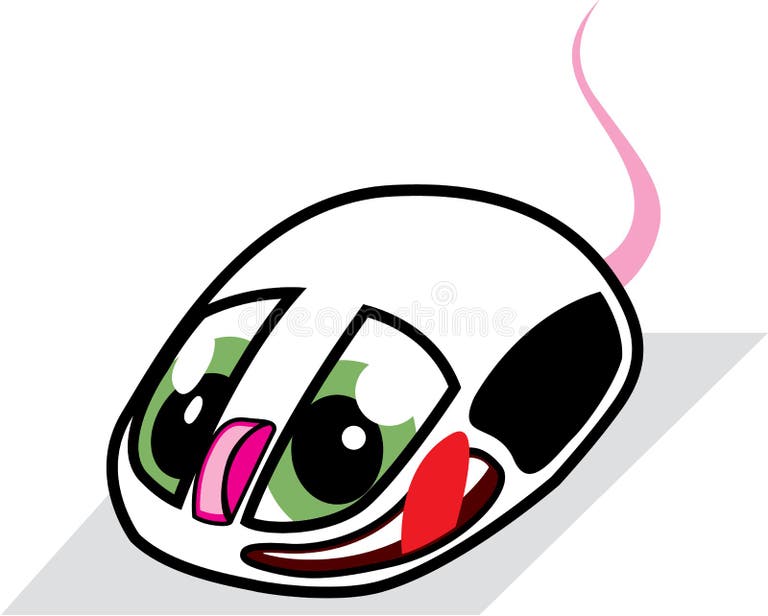 Alive computer mouse stock vector. Illustration of closeup - 62494920