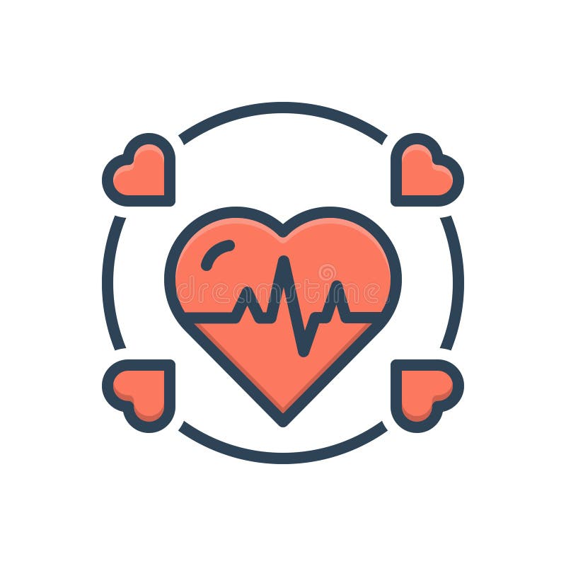 Mix Icon for Alive, Not Dead and Heartbeat Stock Vector - Illustration ...