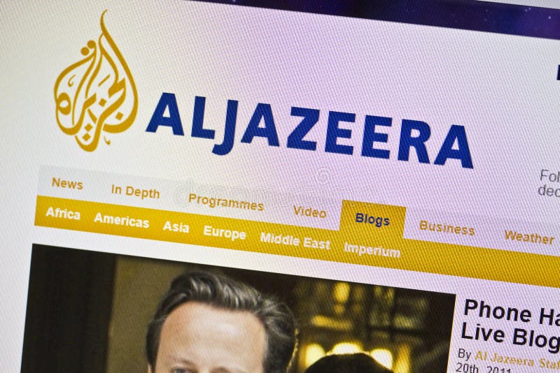 Aljazeera editorial image. Image of flat, internet, arabic - 20397680
