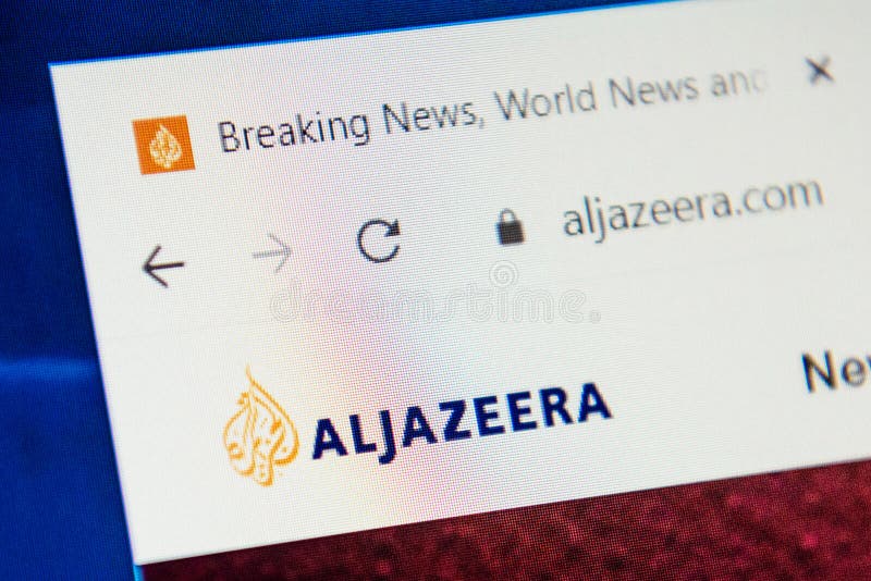 ALJAZEERA editorial stock image. Image of data, color - 18641704