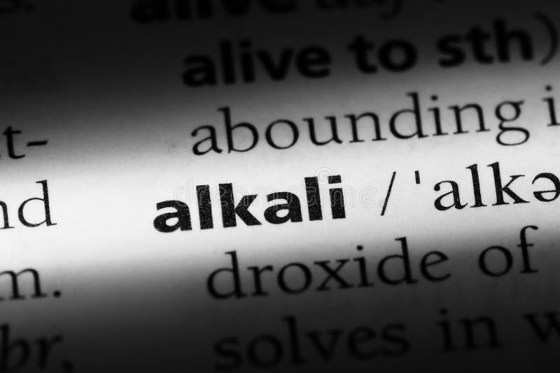 Alkali stock photo. Image of book, text, definition - 114408290