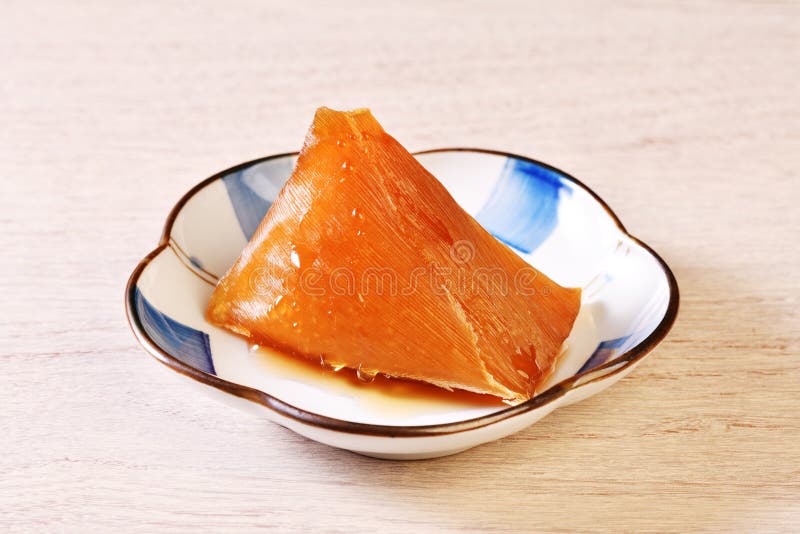Alkaline rice dumpling stock photo. Image of plate, alkaline - 190609340