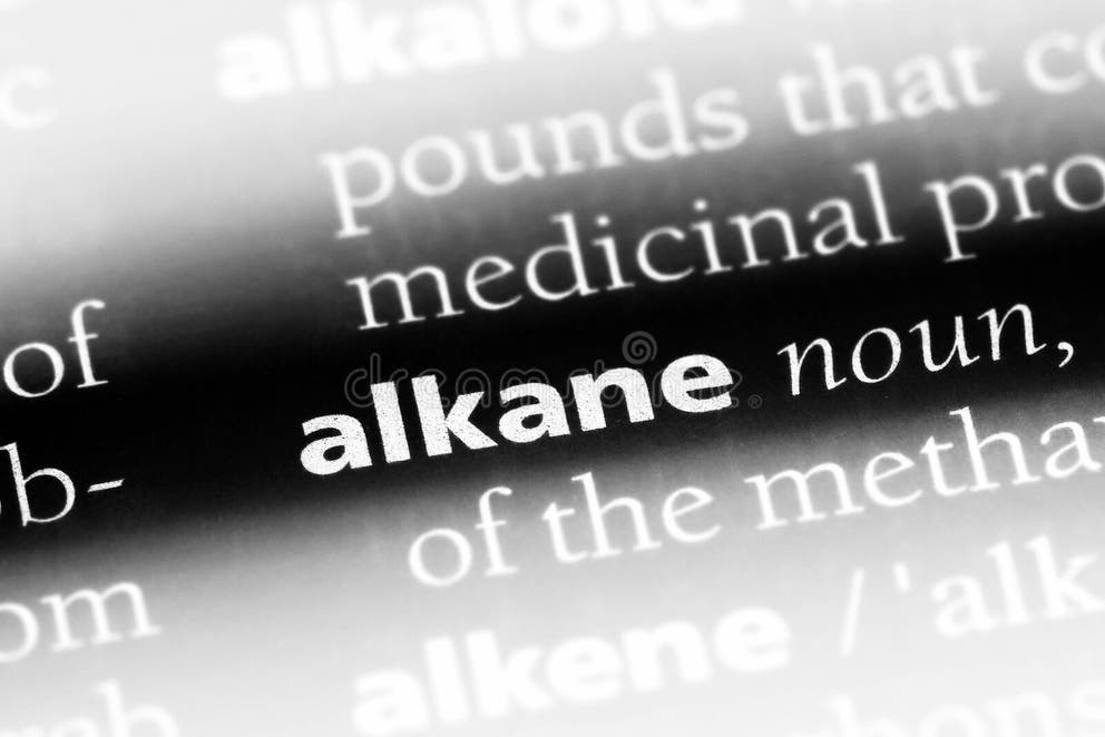 Alkane stock image. Image of text, definition, book - 114406073