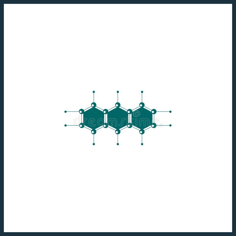 Alkanes Simple Icon. Molecule Chemistry Isolated Icon Stock Vector ...
