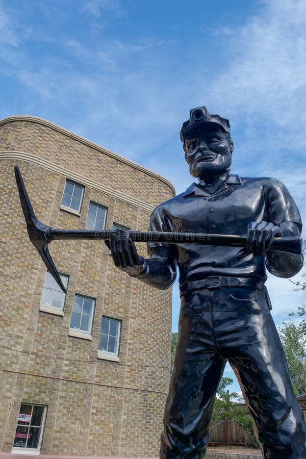 Coal Miner Muffler Man in Helper Utah Stock Photo - Image of giant ...
