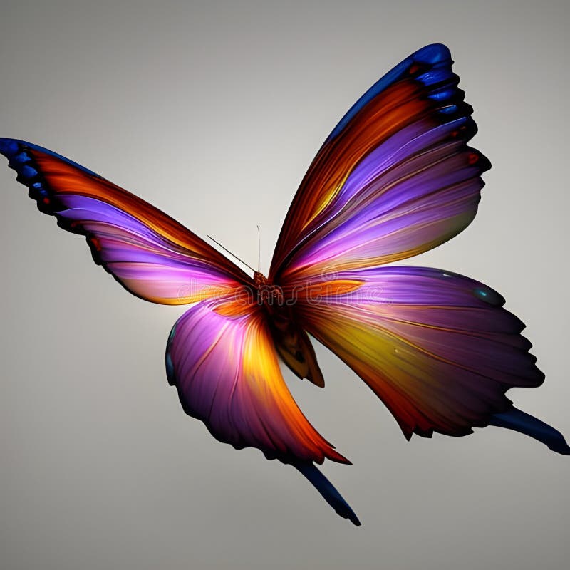 All Colors of the Butterfly Stock Illustration - Illustration of ...