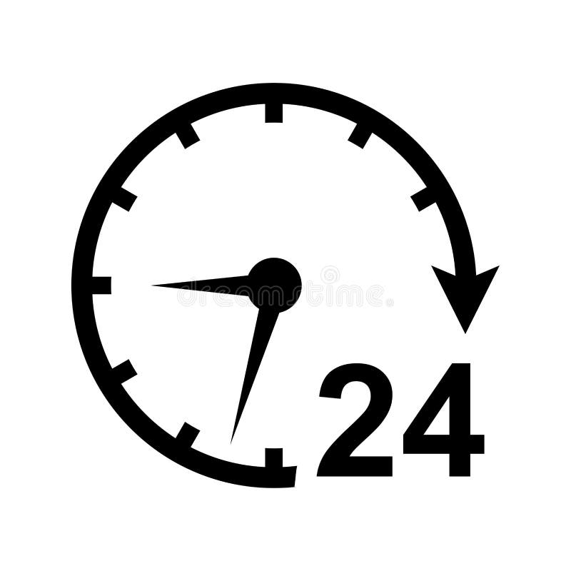 All, Day, Availability Icon. Black Vector Illustration Stock ...