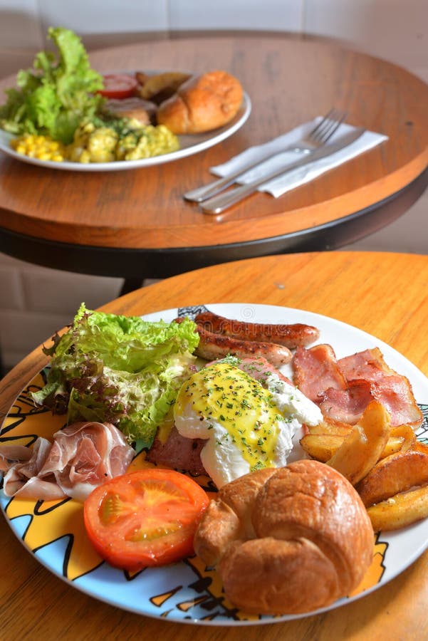 All day breakfast stock image. Image of dish, fried, macro - 94996109