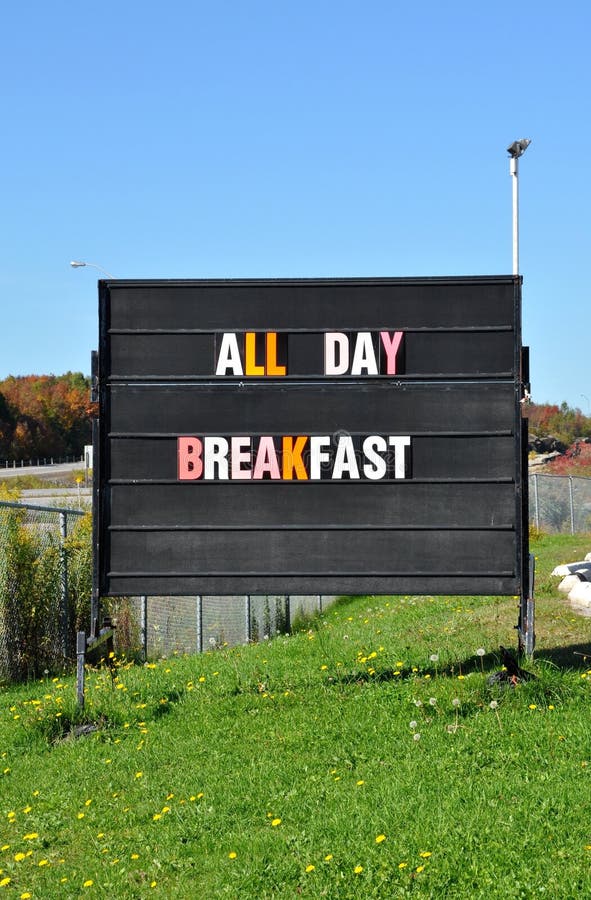 All Day Breakfast Signage Stock Photos - Free & Royalty-Free Stock ...