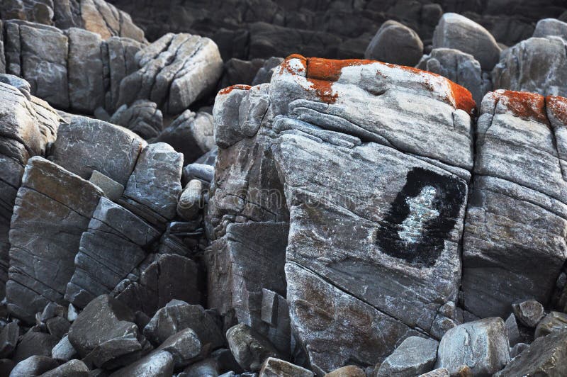 Sharp Rocks Pointing Out the Trail Stock Image - Image of dreams ...