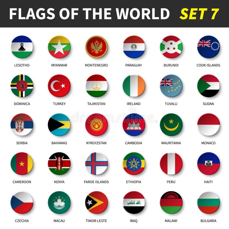 World Flags Circle Stock Illustrations – 4,031 World Flags Circle Stock ...