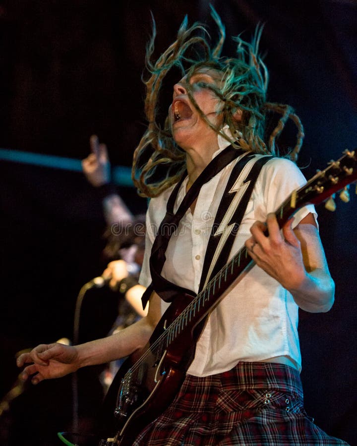 All-Girl AC/DC Cover Band Hells Bells Editorial Stock Image - Image of ...