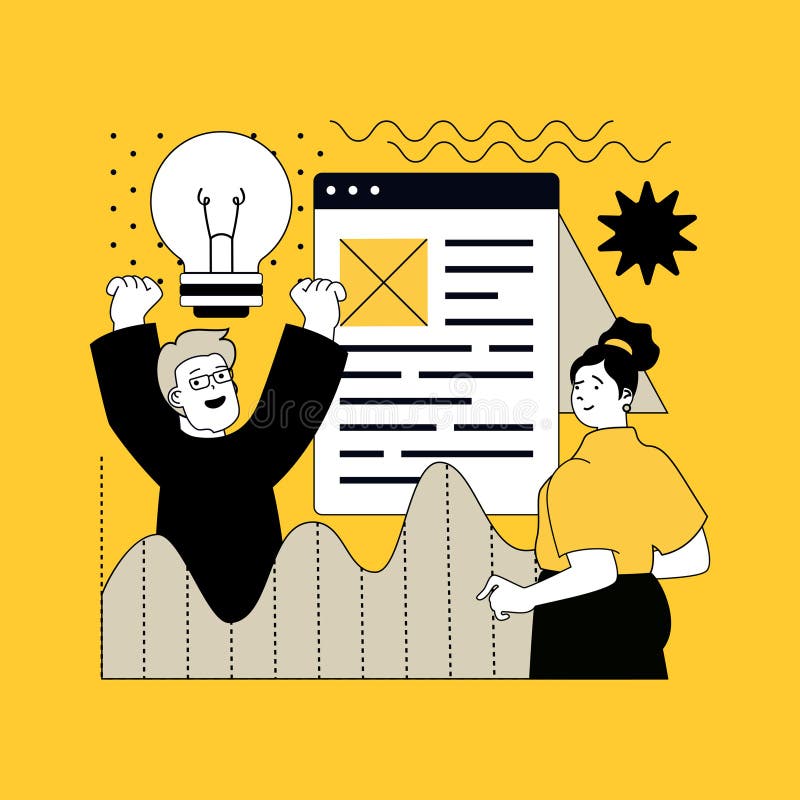 All Good Ideas Concept for Modern Web Design. People Brainstorming, Making Analysis, Planning ...