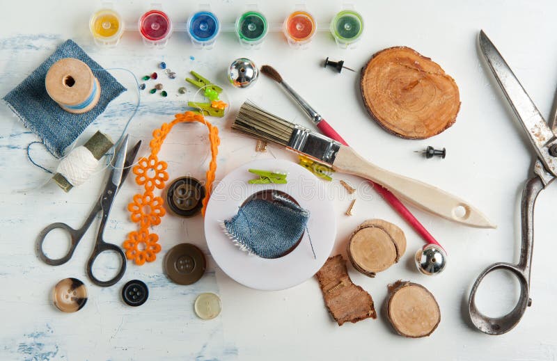 All for handmade stock image. Image of orange, brush - 21745349