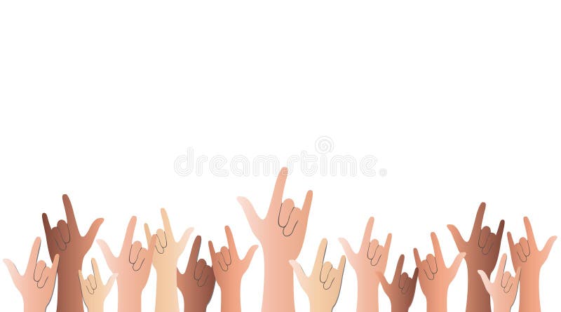 Group Sign Language Stock Illustrations – 1,811 Group Sign Language ...