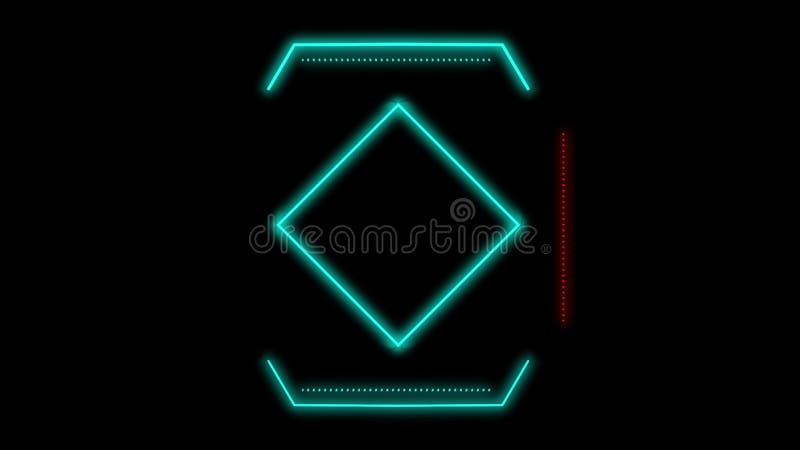 HUD Action and Target Animation Background Effects Stock Video - Video ...