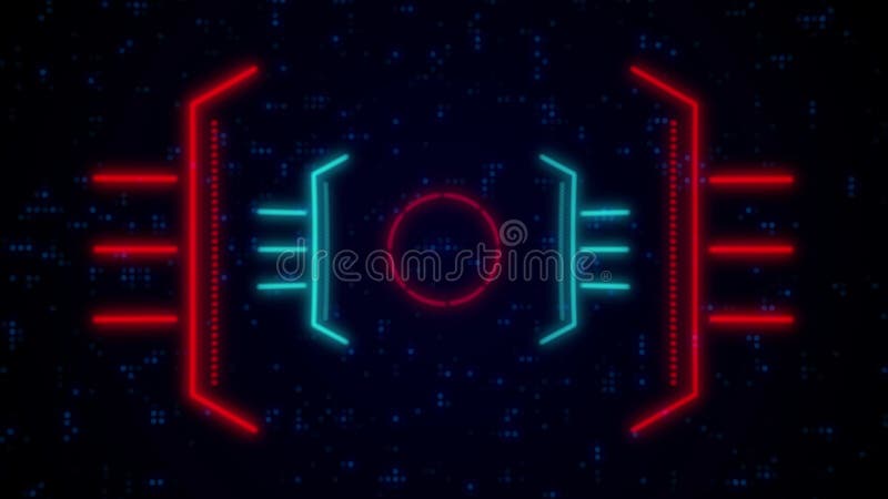 HUD Action and Target Animation Background Effects Stock Video - Video ...