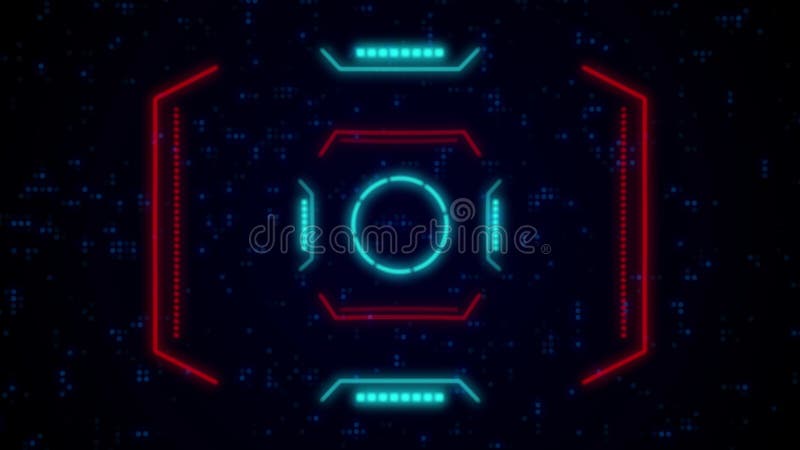 HUD Action and Target Animation Background Effects Stock Footage ...