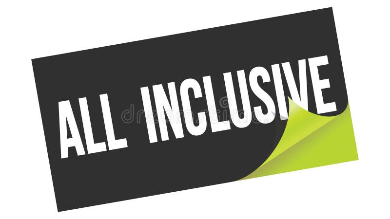 All Inclusive Text Stock Illustrations – 473 All Inclusive Text Stock ...