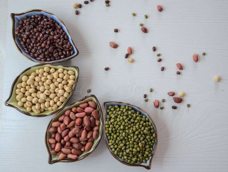 All Kinds of Beans in the Kitchen, Protein Dried Beans Stock Photo ...