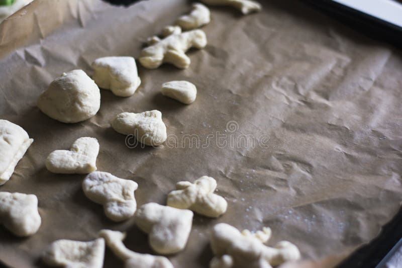 All kinds of dough shapes stock photo. Image of holiday - 49898504