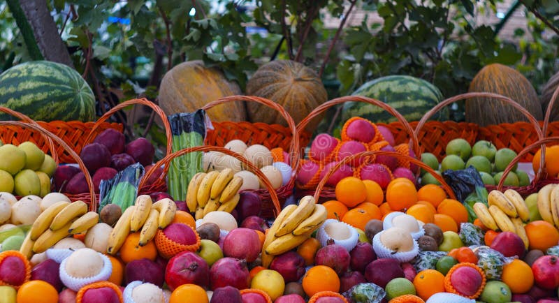All Kinds of Fruits in One Place Stock Photo - Image of still, ripe ...