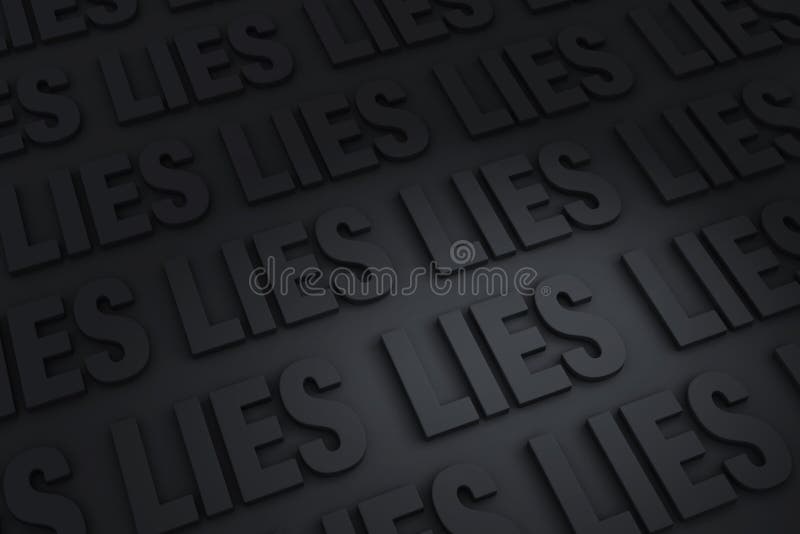 All Lies stock illustration. Illustration of lies, fraud - 43515378