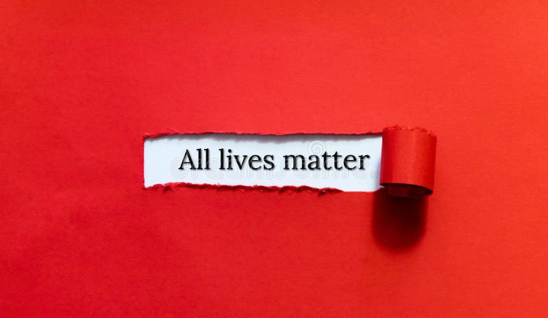 All Lives Matter. we are All the Same Stock Photo - Image of community ...