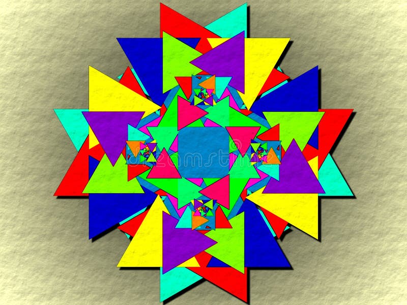 All made with triangles stock illustration. Illustration of novel - 4442329