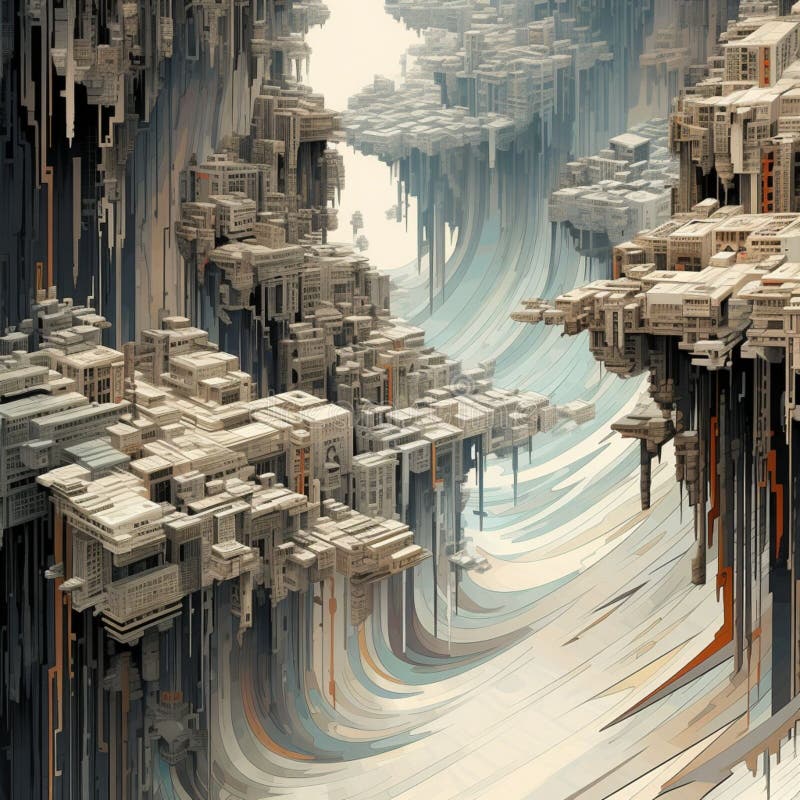 We are All in the Matrix. Ai Generated Stock Illustration ...