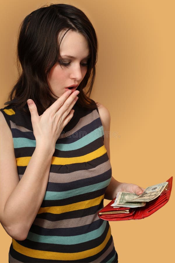 This All Money Which Remained with Me? Stock Image - Image of hand ...