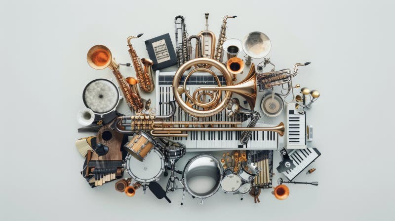 All Musical Instruments are Here in One Place AIG535 Stock Photo ...