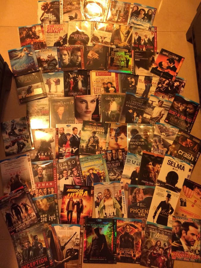 DVDS editorial stock photo. Image of home, collection - 121537408