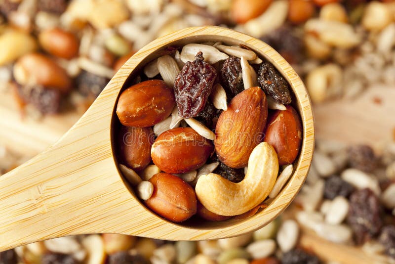 All Natural Homemade Trail Mix Stock Image - Image of nutritious ...