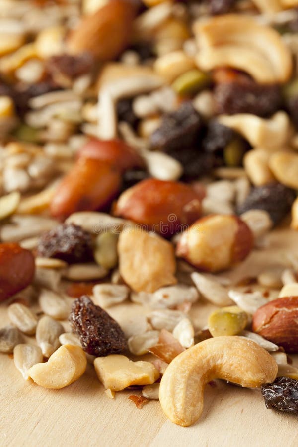 All Natural Homemade Trail Mix Stock Image - Image of trail, trailmix ...