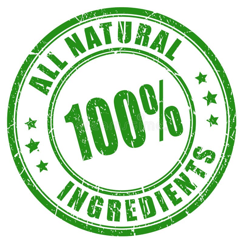 100 natural stamp stock vector. Illustration of banner - 48552377