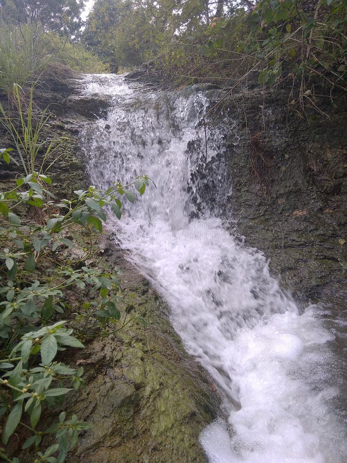 All about Nature Small River Water Falling Stock Image - Image of falli ...