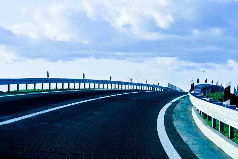 All new highway stock photo. Image of blue, cloud, outdoors - 5554076