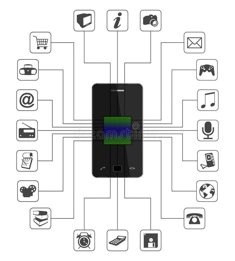 All in one stock illustration. Illustration of opportunity - 24739804