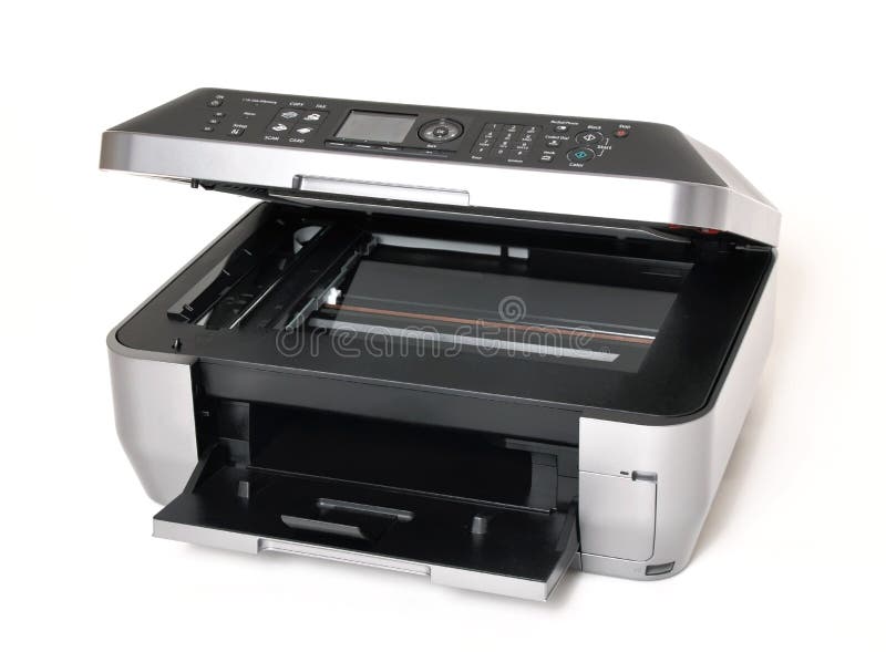 Fax Machine Cutout Isolated Stock Image - Image of laser, simile: 12917219