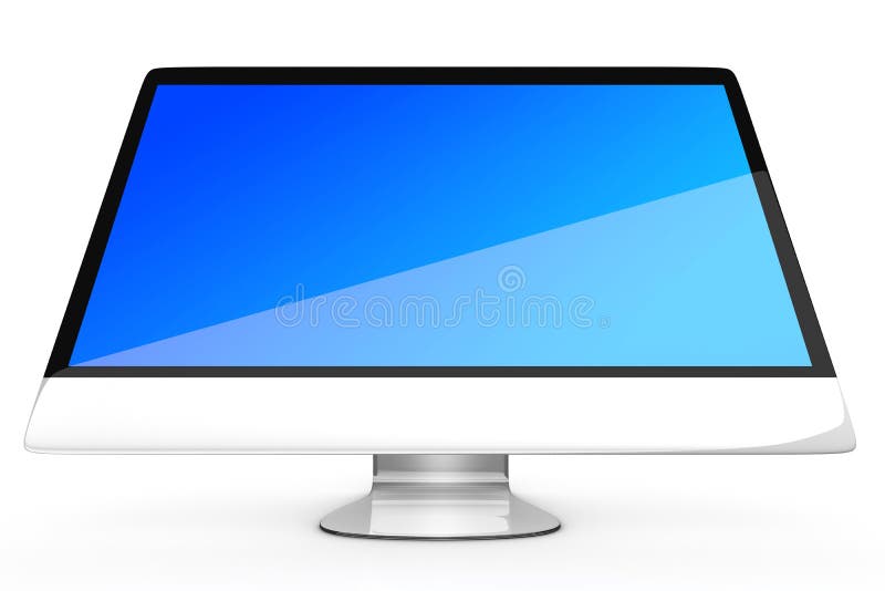 All in one Computer stock illustration. Illustration of hardware - 42211213