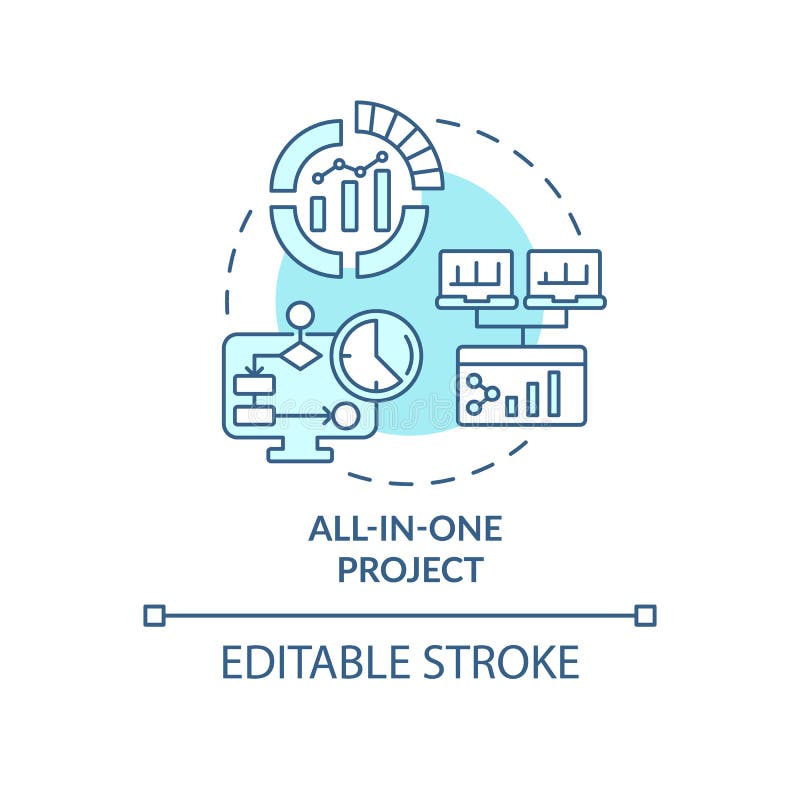 All One Technology Icon Company Stock Illustrations – 25 All One ...