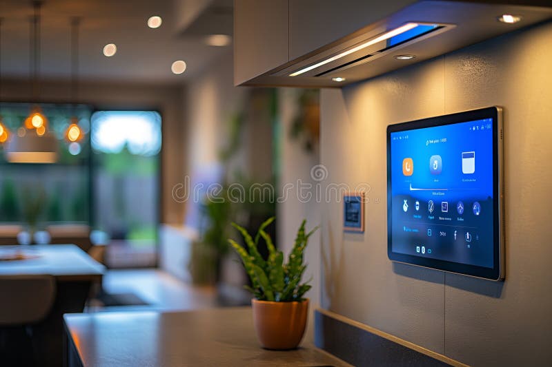 All-in-one Smart Home Control System Application Concept on Tablet ...