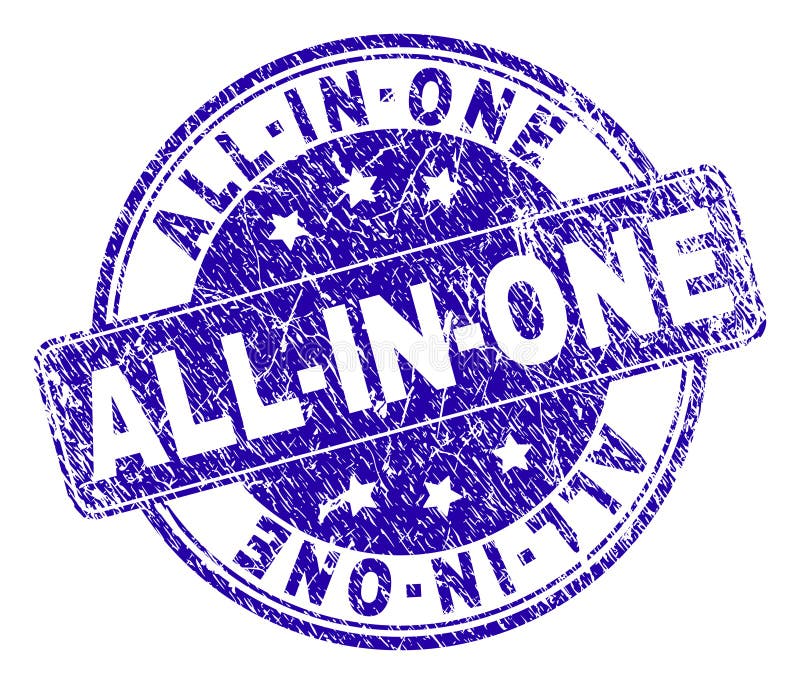 Scratched Textured ALL-in-ONE Stamp Seal Stock Vector - Illustration of ...