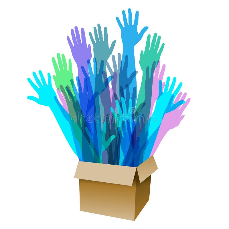 All Hands Together Teamwork Stock Illustrations – 157 All Hands ...