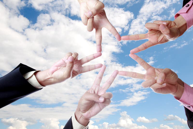 All for One ,we are Working Together Stock Photo - Image of team ...