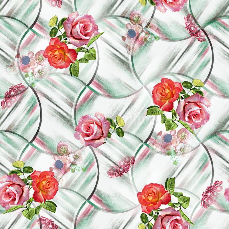 All Over Flower. Pateen.Flower All Over. All Over Design. Digital Print ...