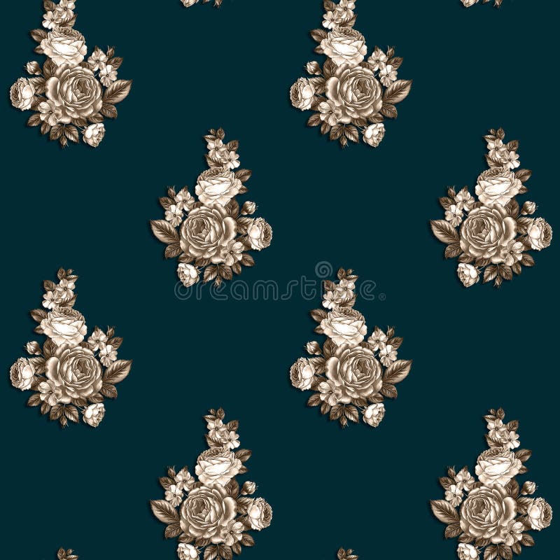 All Over Flower. Pateen.Flower All Over. All Over Design. Digital Print ...